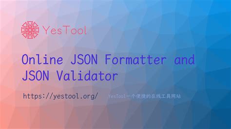 Online JSON Formatter And JSON Validator Yes Tool