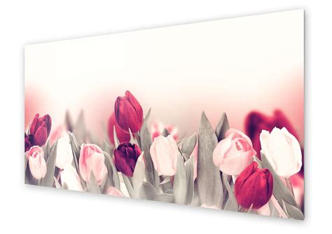 Panel kuchenny HOMEPRINT Kompozycja z tulipanów 120x60 cm HOMEPRINT