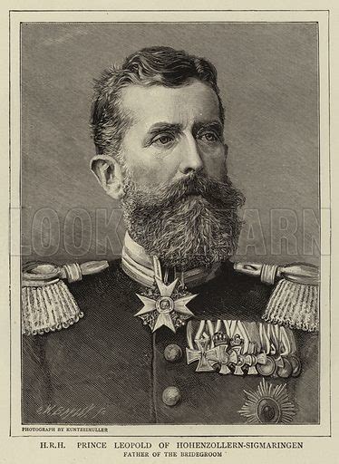 HRH Prince Leopold Of Hohenzollern Sigmaringen Stock Image Look And Learn