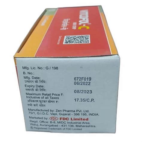 Vitcofol C Combipack Injection At Rs Vial Vitamin C Injection In