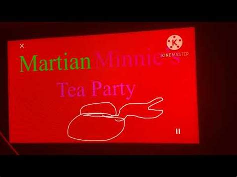 Martian Minnies Tea Party Title Card YouTube