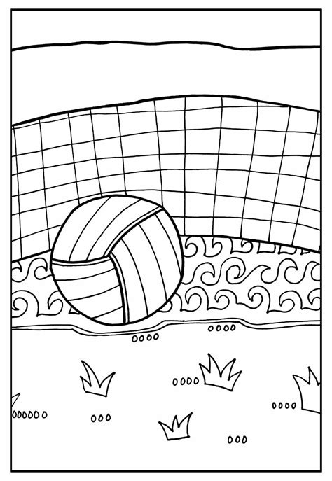 Desenhos De Voleibol Para Colorir Bora Colorir
