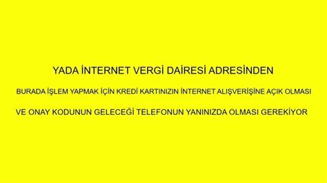 İnternettten motorlu taşıtlar vergisi mtv ve trafik cezası nasıl ödenir