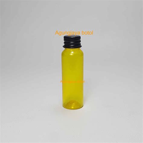 Jual Botol Pet 30 Ml Br Kuning Trans Tutup Ulir Neck 18 Botol Pet BR