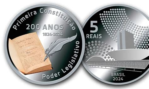 BC lança 4 mil moedas comemorativas dos 200 anos da Constituição de 1824
