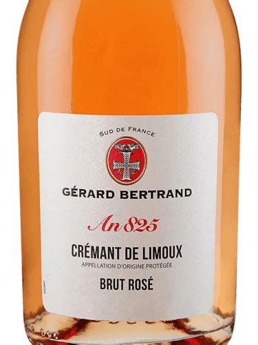 2020 Gérard Bertrand An 825 Crémant de Limoux Brut Rosé Vivino US