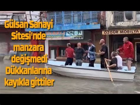 Samsun da sel felaketi yollar göle döndü Trafikte araçlar yolda kaldı