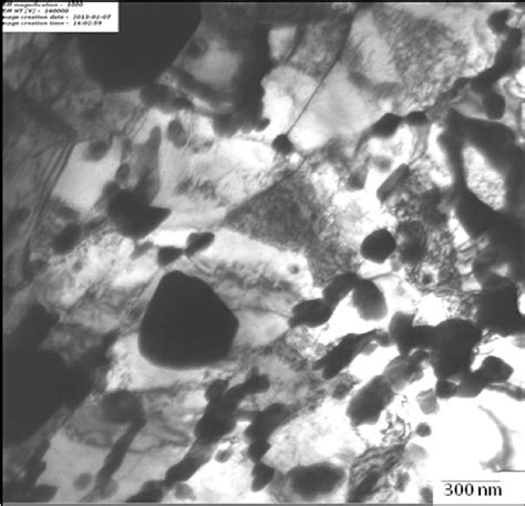 TEM Micrograph Of The INRAFM Steel In The As Received Condition