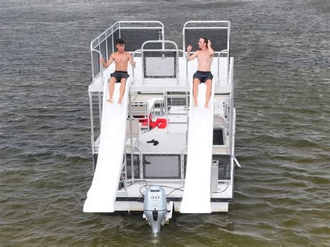 Half Day Double Decker Pontoon Boat Visit Shell Island Deck Boat