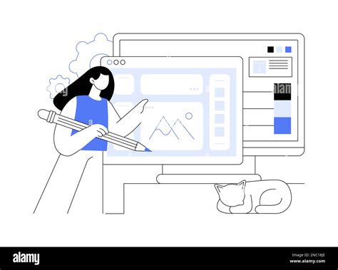 Interface Design Abstract Concept Vector Illustration Stock Vector