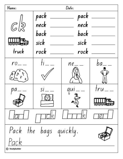 C K Ck Worksheet