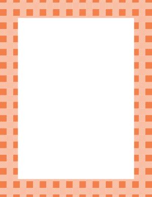 Printable Red And White Buffalo Plaid Page Border