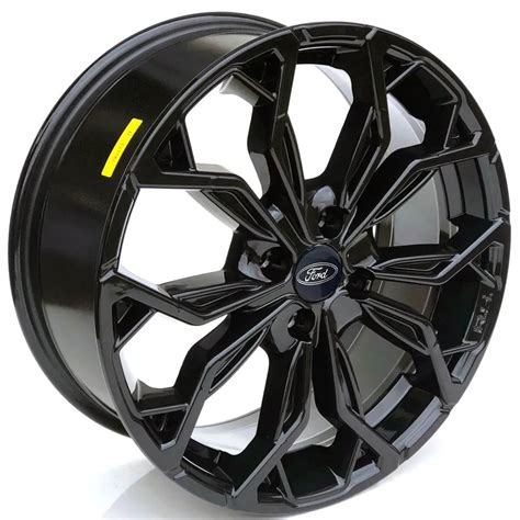 Jogo De Rodas Fiesta ST Aro 17X7 0 4X108 ET42 BLACK Ford M16