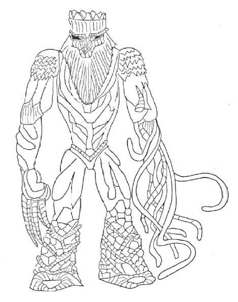 Desenhos Para Pintar Gormiti 16