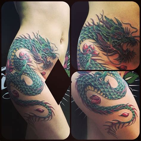 I Like How This Dragons Body And How It Wraps Around The Side
