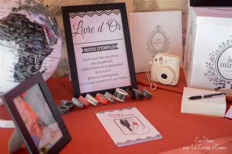Joli Jour Notre Table Pour L Urne Et Le Livre D Or Le Carnet