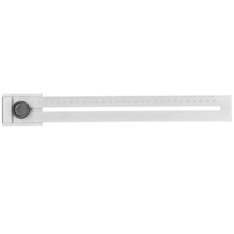 Règle de ligne coulissante de jauge de précision DIOCHE Blanc 200mm
