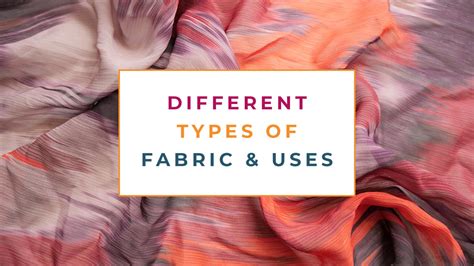 A Guide To The Different Types Of Fabric For Clothing The Creative