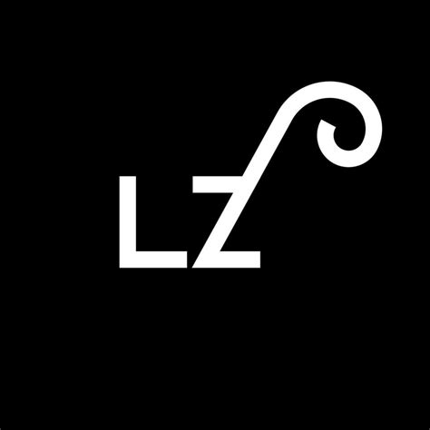 diseño del logotipo de la letra lz icono del logotipo de letras