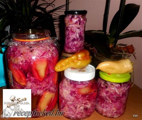 Káposztával töltött paprika télire recept Vass Laszlone konyhájából