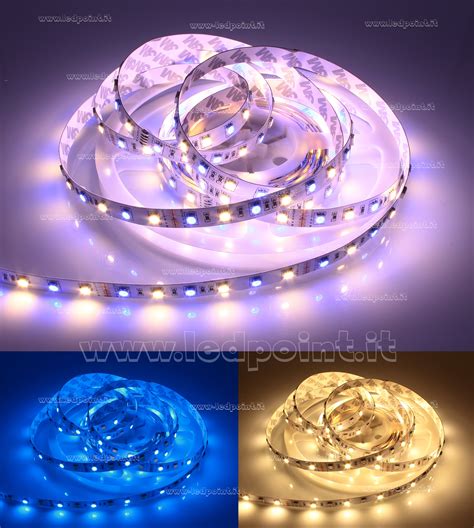 Ledpoint S R L Striscia Led 5m RGB Bianco Caldo 2600K 5050 300 Led
