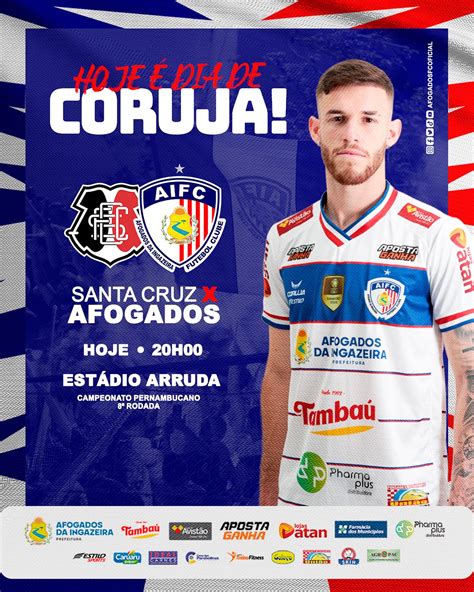 Santa Cruz x Afogados veja escalações arbitragem onde assistir e