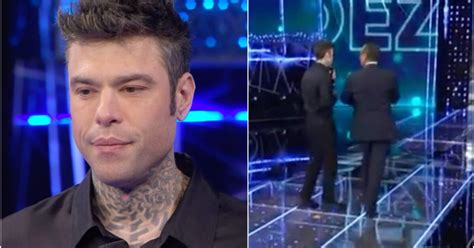 È successo questo Fedez confuso durante la partecipazione a Sarà