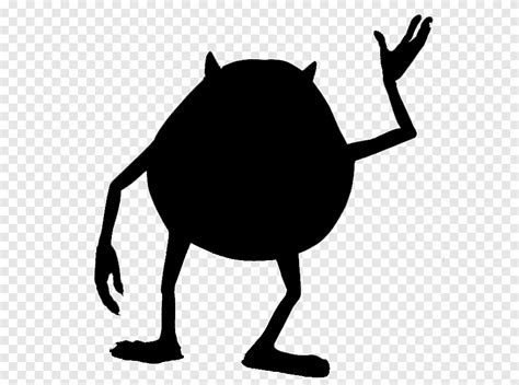 Mike Wazowski James P Sullivan Youtube Monsters Inc Silhouette