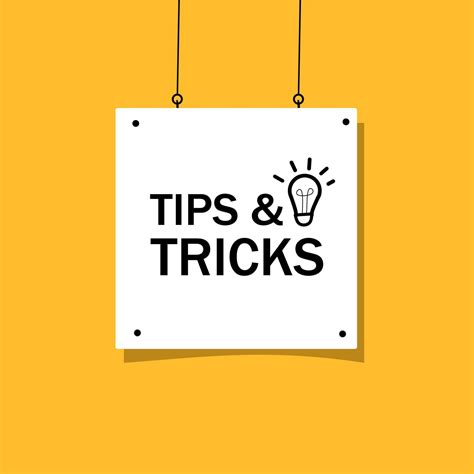 Tips And Tricks Poster Icon Design Education Faq Flat Vector