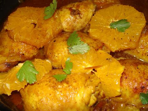 Recette de Cuisses de poulet à l orange et au curry