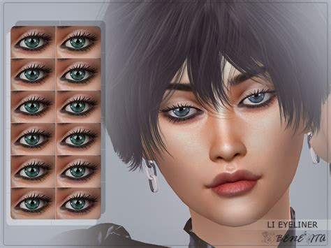 The Sims Resource Li Eyeliner Hq