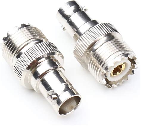 Amazon Exgoofit BNC Male To UHF Female PL259 Female To BNC Male SO