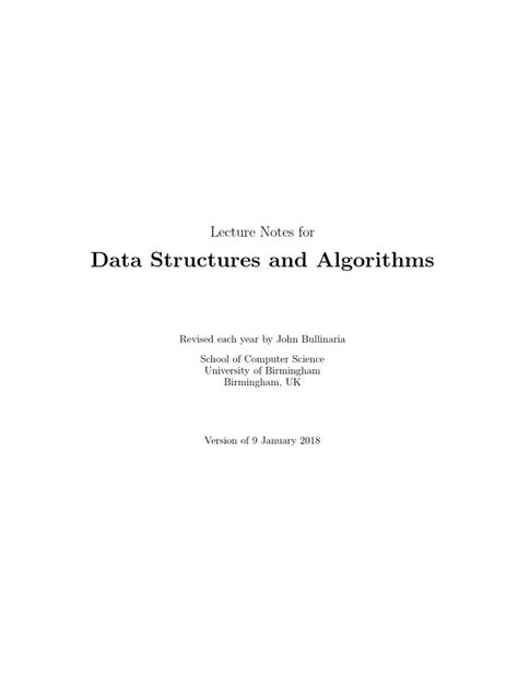 data structures and algorithms lecture notes for pdf queue abstract data type array