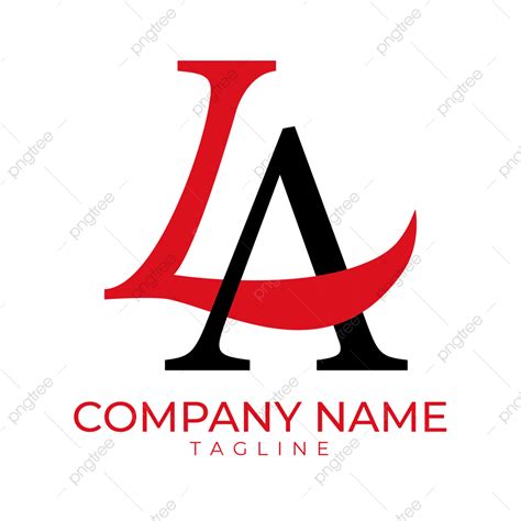 Logo Surat Logo Huruf La Logo Surat Png Dan Vektor Dengan Background