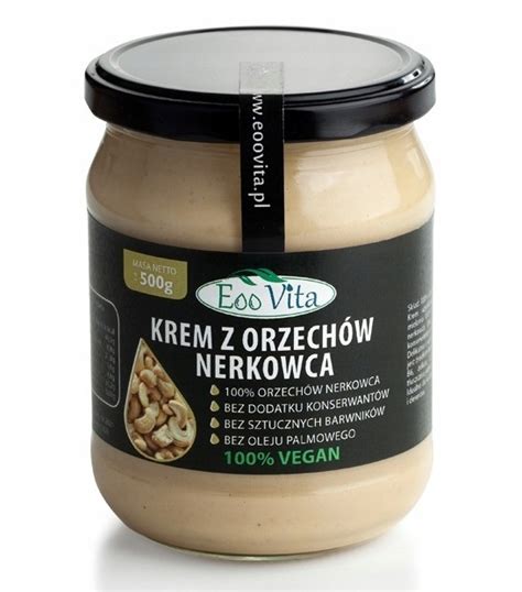 Krem pasta MASŁO Z ORZECHÓW NERKOWCA 500g 11544213076 Allegro pl