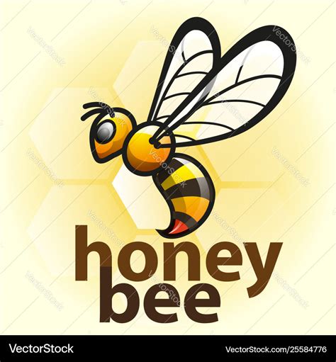 Honey Bee Royalty Free Vector Image Vectorstock
