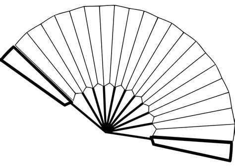 Desenhos de Leque Grátis Para Crianças para Colorir e Imprimir