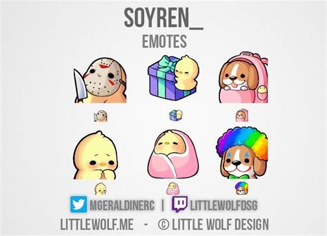 Portfolio Custom Emotes Custom Twitch Graphics Channel Art Artofit
