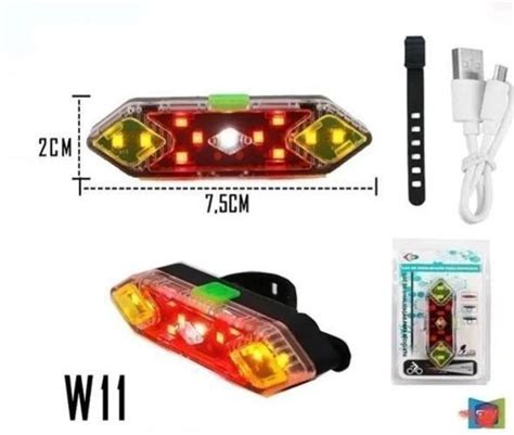 Kit Lanterna Farol Para Bicicleta Bike Led Longa Duração Durawell
