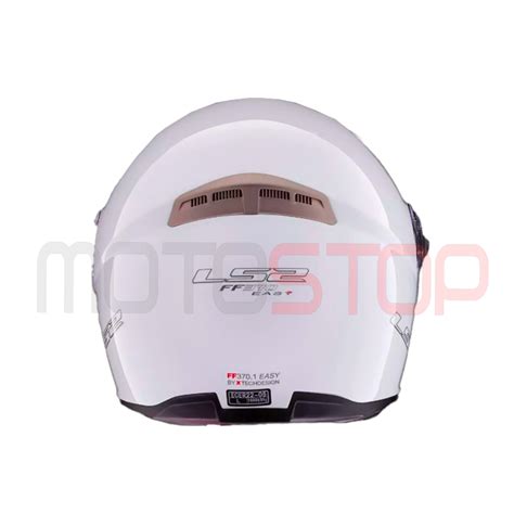 Casco Ls Ff Abatible Blanco Brillante