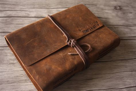 Personalized Leather Journal Handmade Sketchbook Journal
