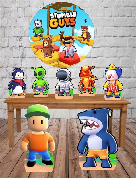 Kit Display Painel Stumble Guys Elo7 Produtos Especiais Decoração