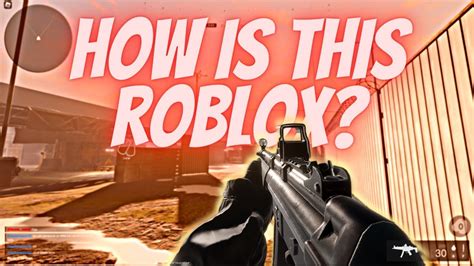 Playing Roblox Most Realistic Shooter Game Youtube