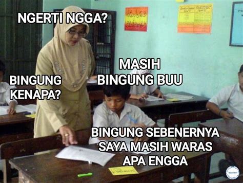 Meme Tanya Jawab Guru Dan Murid Ini Kocak Banget