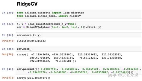 sklearn linear models 知乎