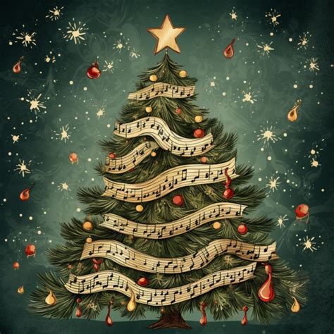Music Christmas Tree Art Free Stock Photo Public Domain Pictures