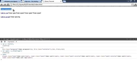 jquery tutorial jquery selectors find vs filter youtube