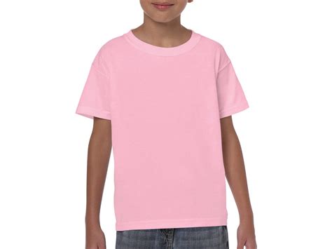Gildan Heavy Cotton Youth T Shirt Light Pink XS 140 152 Bedru