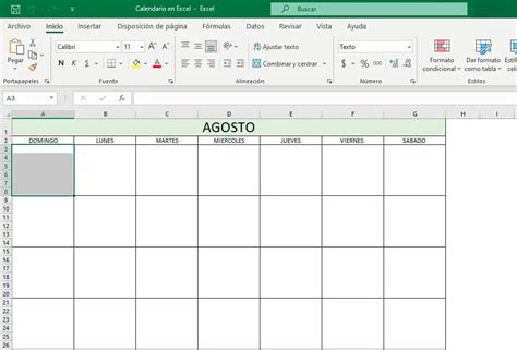 Como Hacer Un Calendario Semanal En Excel Porn Sex Picture