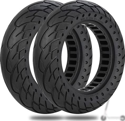 MOOVMOOV Pneu Plein 10x2 5 Compatible Avec Trottinette Ninebot Max G30